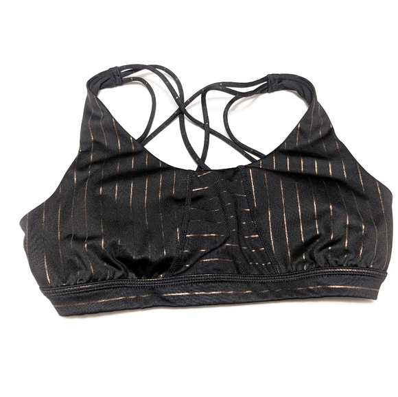 JoyLab | Intimates & Sleepwear | Joy Lab Black An Gold Sports Bra ...